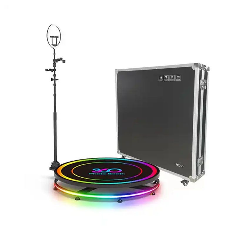 Bàn Xoay Photo Booth 360, bục xoay 360 độ quay video, chụp ảnh – PROMAX SHOP