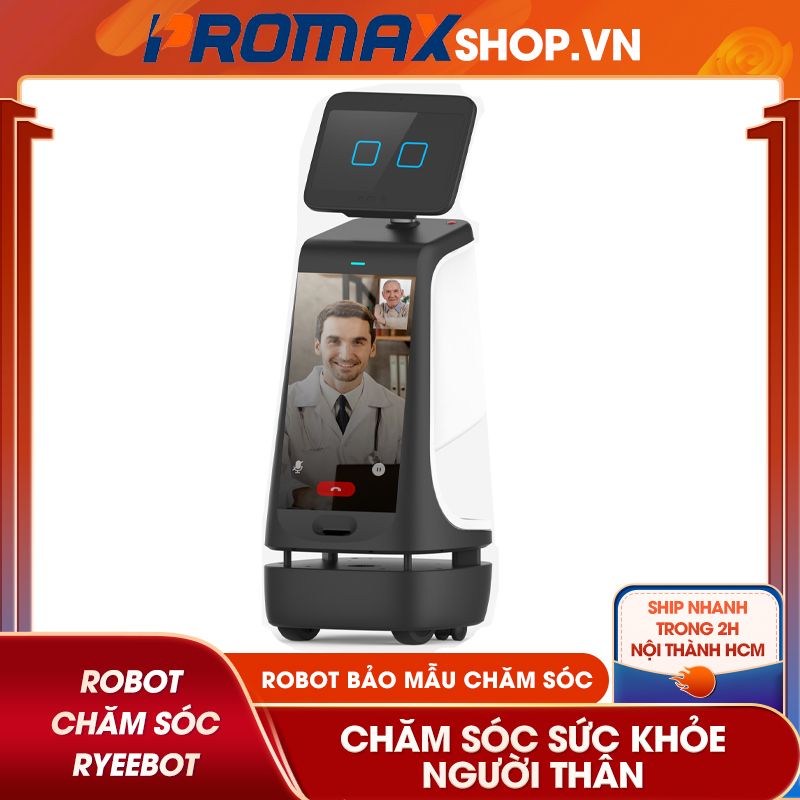 Robot chăm sóc sức khỏe RyeeBot kiêm quản gia, bác sĩ gia đình – PROMAX ...