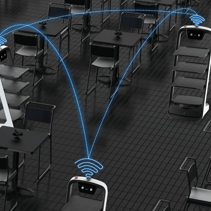 Robot phục vụ giao hàng thông minh Aturos PuduBot cho nhà hàng, quán ...