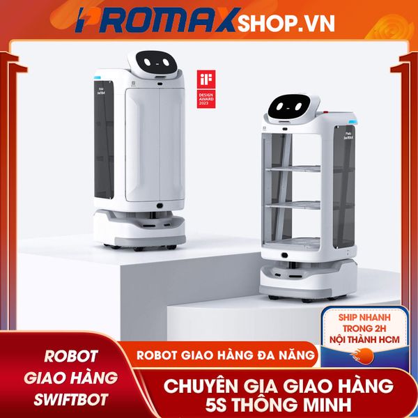 Robot phục vụ giao hàng đa năng Pudu SwiftBot – PROMAX SHOP