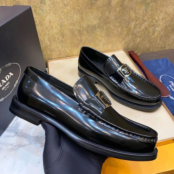 Giày nam Loafer PRADA* da bóng đẹp sang lịch lãm VIP 1:1 3200k Cửa hà ...