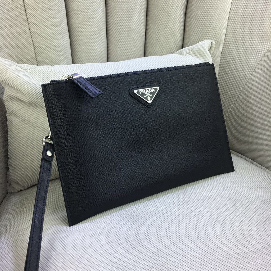 Clutch PRADA* da bò mềm 1300k Mô hình: 8006 Kích thước: 28-17 Bộ đếm ...