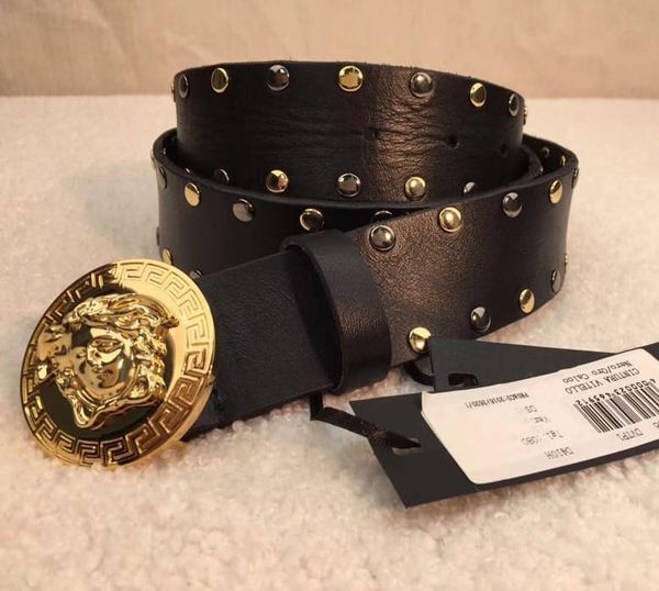 Belt nam versace tán đinh bản 4cm đẹp độc http://LienFashion.vn/ HỆ T ...
