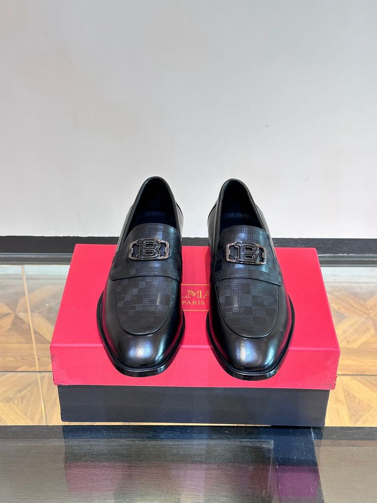 Giày nam Loafer BALMAIN* VIP 1:1 2750k 530-BALMAIN/Giày da nam mới củ ...