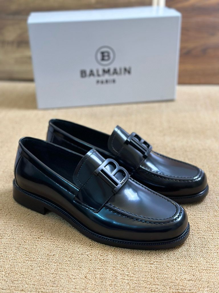 Giày nam Loafer BALMAIN* da bóng mờ đẹp lịch lãm 2700k Giày da thông ...