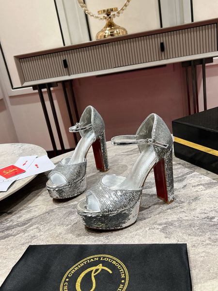 Sandal cao gót Lou.bou.tin* da bóng cao 13cm 1950k Giày Lou Pump của M ...