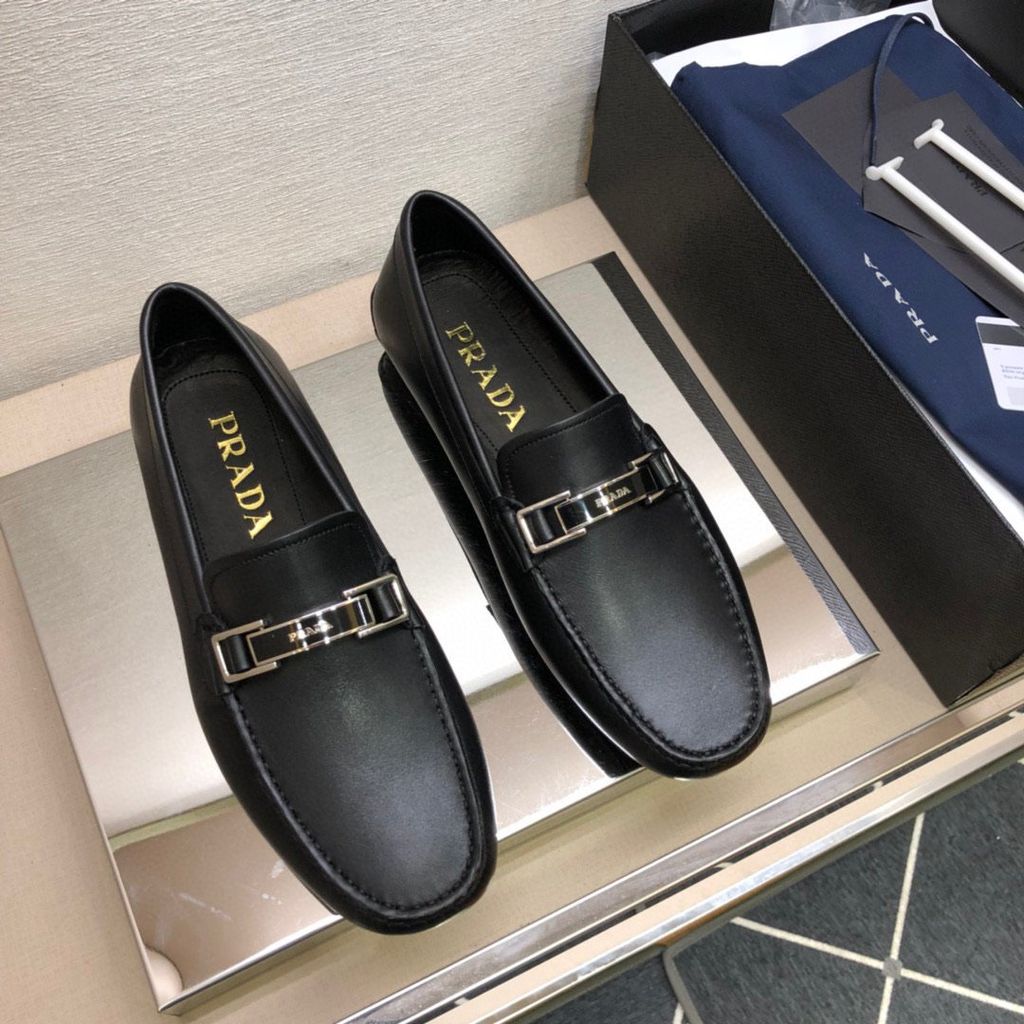 Giày lười PRADA* SIÊU CẤP da bóng và da lỳ đẹp lịch lãm 2200k Mua hàn ...