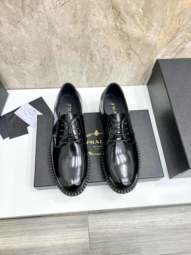 Giày âu PRADA* da bóng mờ đẹp cao cấp 1750k đang được bán đồng thời t ...