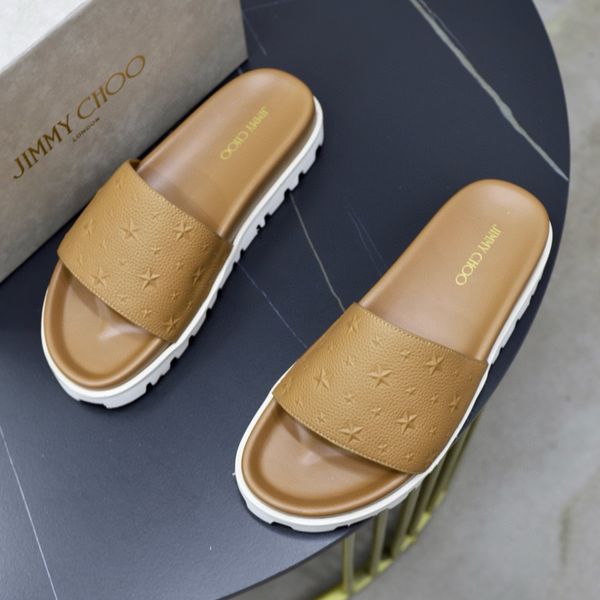 Dép nam Jimmy* Chooo* mẫu mới da bò in nổi hoạ tiết đẹp độc cao cấp 11 ...