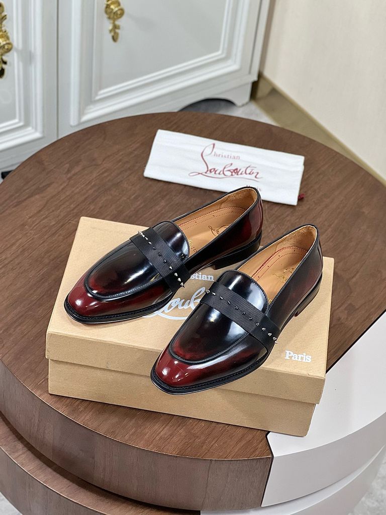 Giày nam Loafer Lou.bou.tin* các mẫu đẹp VIP 1:1 2850k giày lười đế đ ...