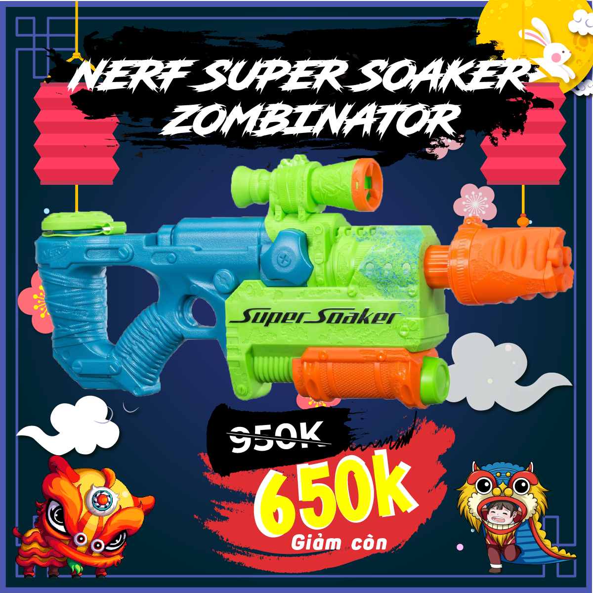 Nerf Super Soaker Zombinator – NERF VIỆT NAM