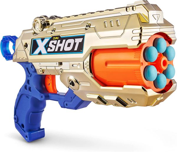 X-Shot Excel Royale Edition Reflex 6 and Kickback Combo Pack – NERF ...