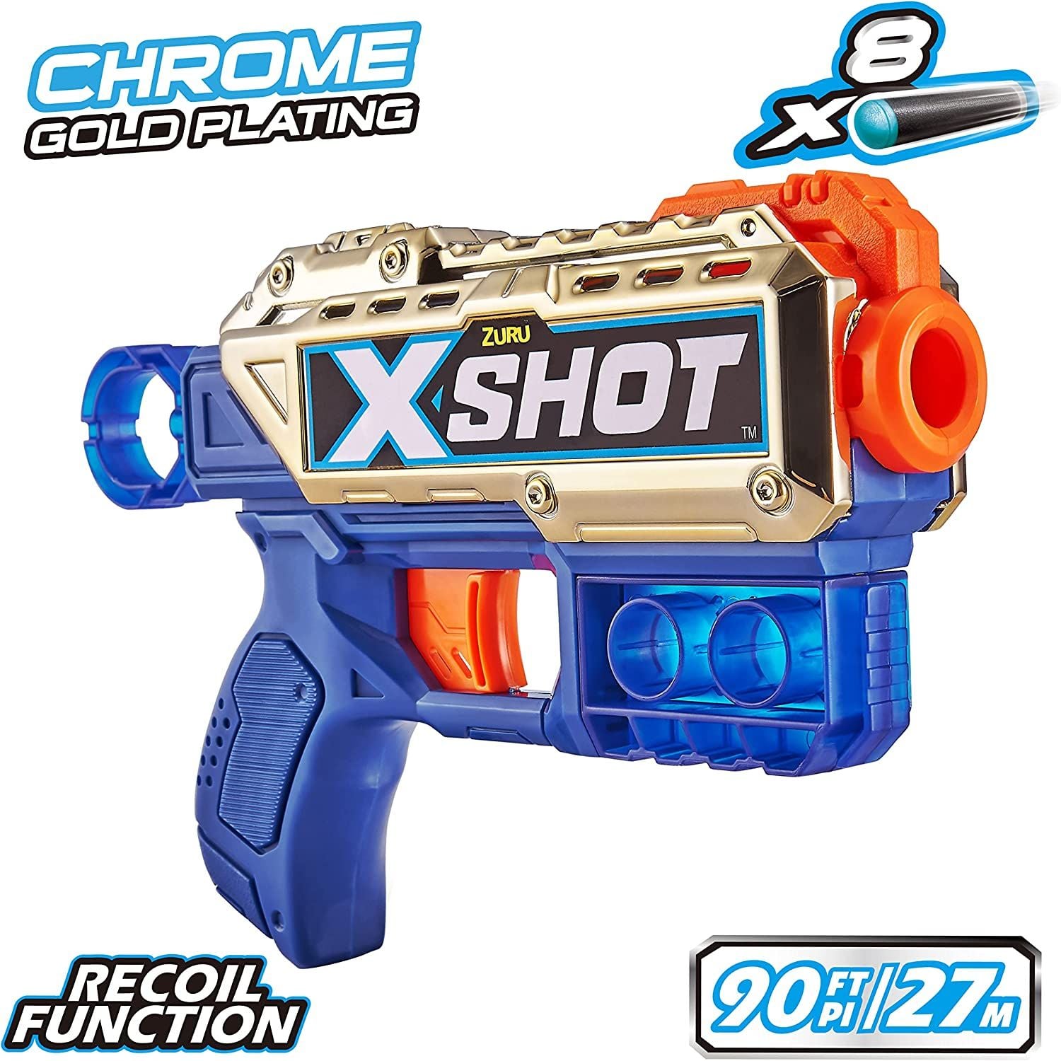 X-Shot Excel Royale Edition Reflex 6 and Kickback Combo Pack – NERF ...