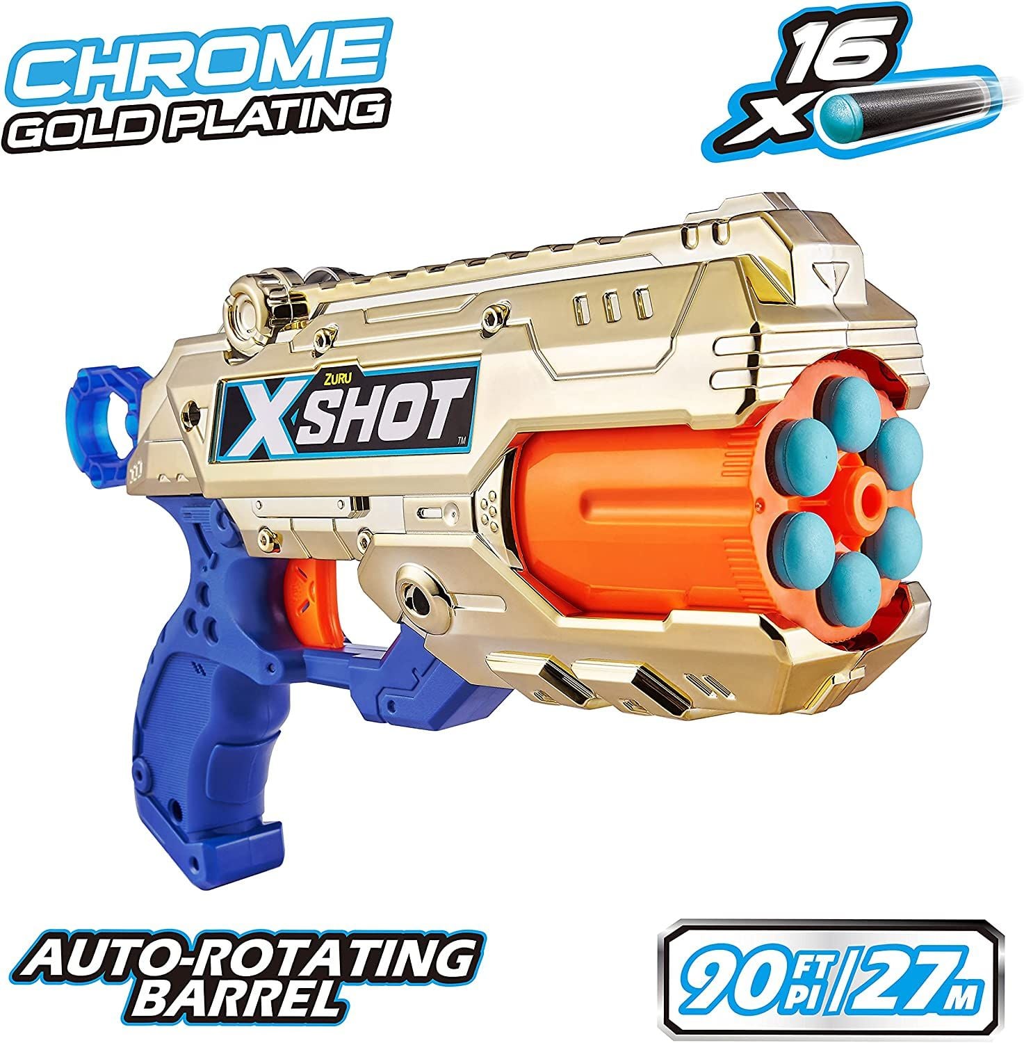 X-Shot Excel Royale Edition Reflex 6 and Kickback Combo Pack – NERF ...