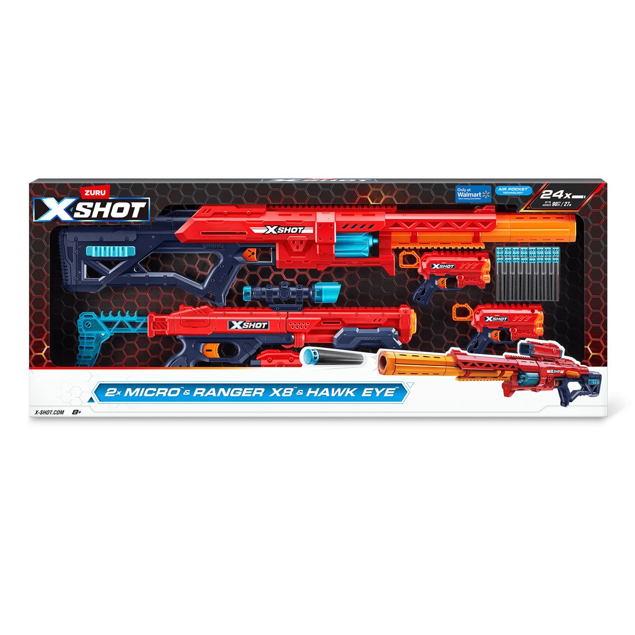 XSHOT Excel Combo Pack Ranger X8, Hawkeye, and 2 Micros giá siêu tốt ...