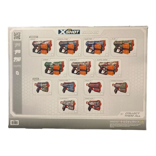 X-Shot Skins Dread & Flux Combo Pack – NERF VIỆT NAM