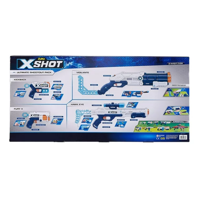X-Shot Ultimate Shootout Pack giá rẻ nhất tại Nerfvietnam.com – NERF VIỆT NAM
