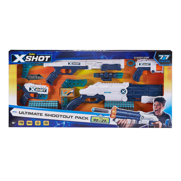 X-Shot Ultimate Shootout Pack giá rẻ nhất tại Nerfvietnam.com – NERF VIỆT NAM