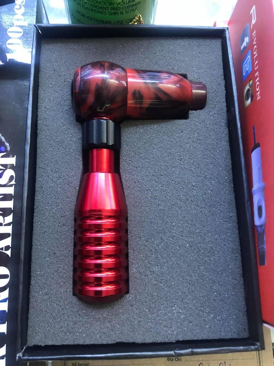 Máy xăm F.rambo silver (bản đặc biệt) – HOÀNG LẬP TATTOO