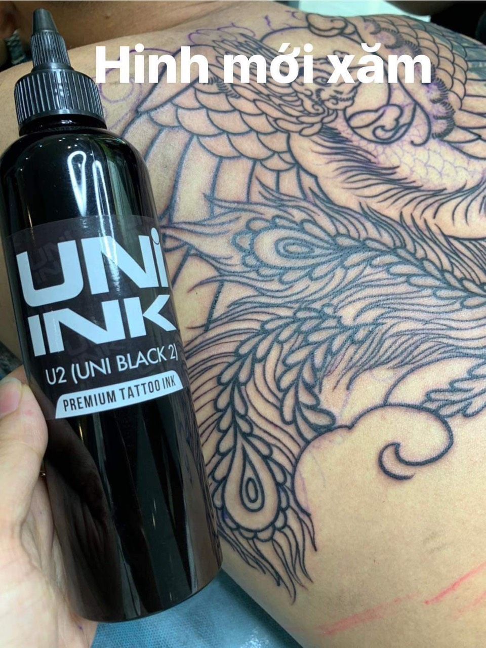 mực siêu đen uni ink – HOÀNG LẬP TATTOO
