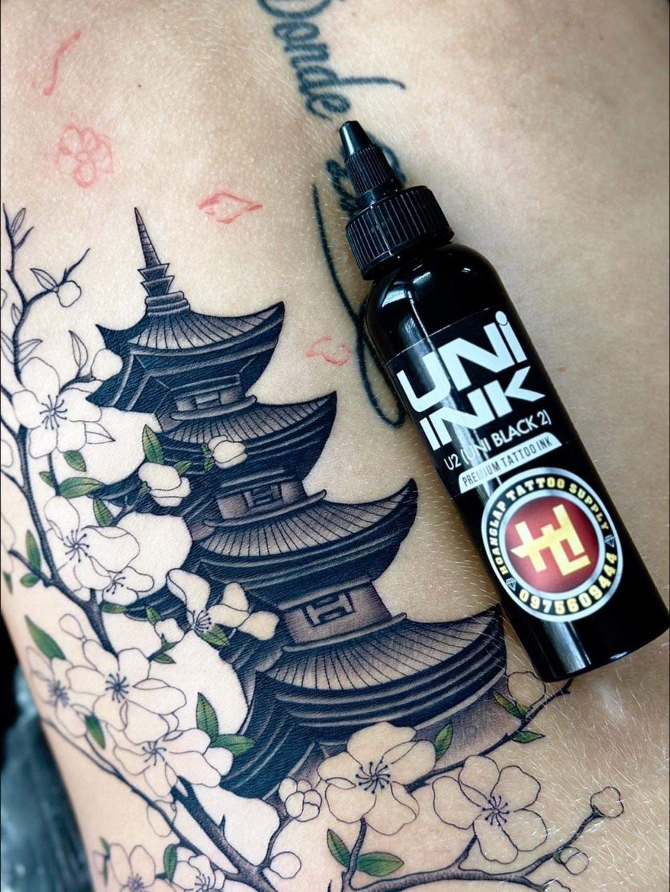mực siêu đen uni ink – HOÀNG LẬP TATTOO