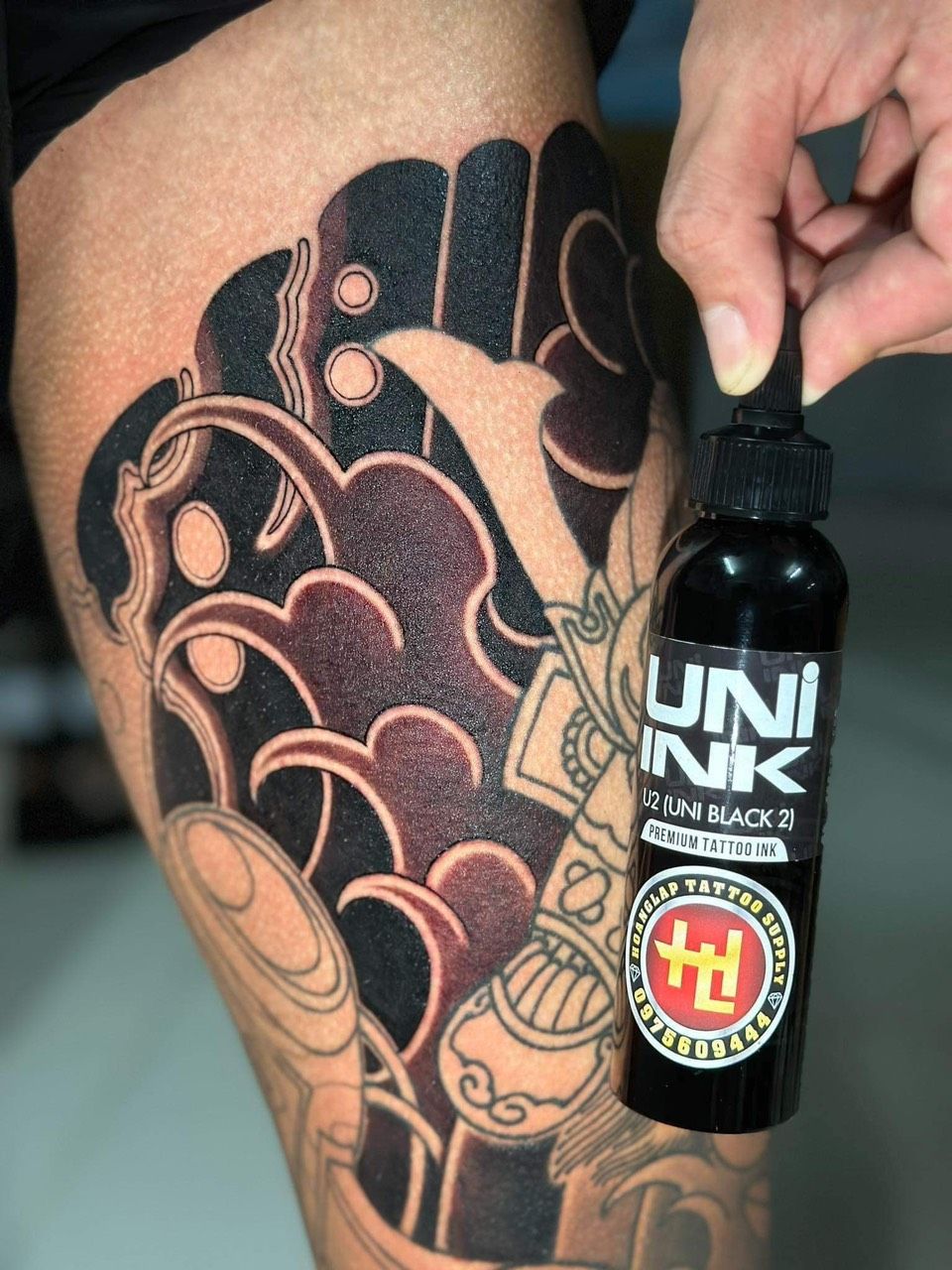 mực siêu đen uni ink – HOÀNG LẬP TATTOO