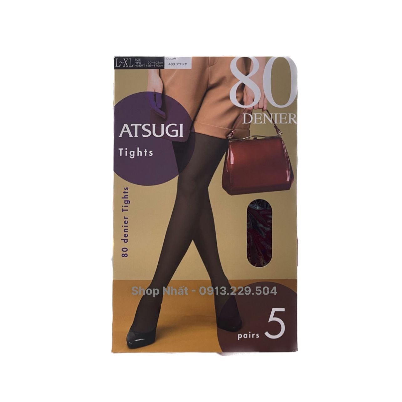 Quần tất giữ nhiệt Atsugi Tights 80D set 5 quần – Shop Nhất | Shopnhat.vn