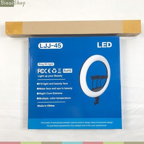 Đèn LJJ-45 - Đèn Led Ring Dành Cho Chụp Ảnh, Làm Youtube, Livestream – BINAI