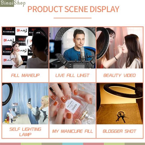 Đèn LED Ring RL21 / RL18 - Đèn Led Dành Cho Chụp Ảnh , Quay Phim – BINAI