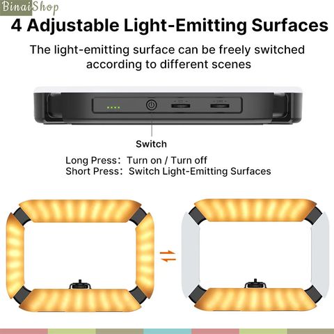 Ulanzi U200 - Đèn Led Ring Light Sạc Tích Hợp Cho Điện Thoại, Máy Ảnh ...