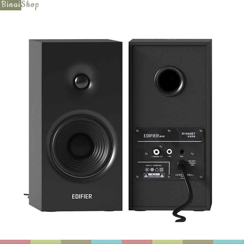 Edifier R1080BT - Loa Bookshelf 2.0, Công Suất 25W – BINAI