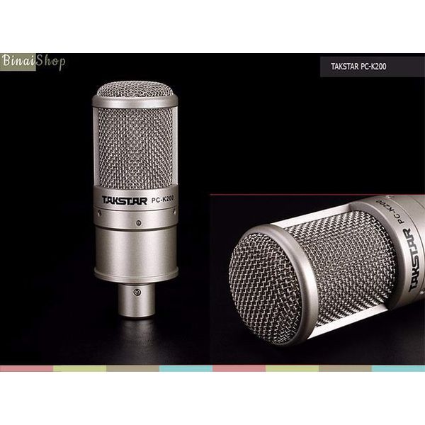 Micro thu âm và hát online Takstar PC-K200 (Mic) – BINAI