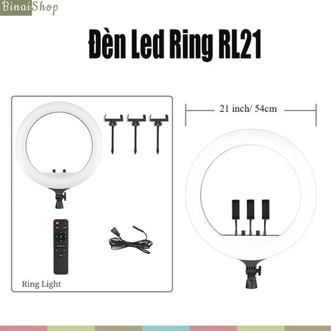 Đèn LED Ring RL21 / RL18 - Đèn Led Dành Cho Chụp Ảnh , Quay Phim – BINAI
