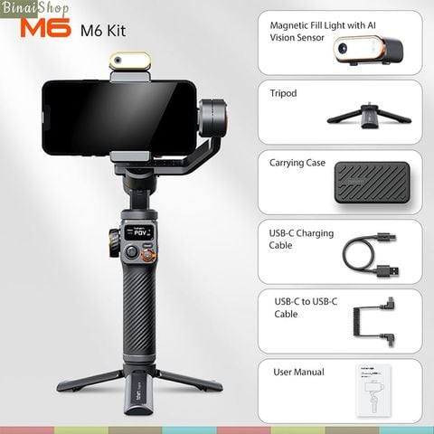 Hohem Isteady M6 / M6 KIT - Gimbal Chống Rung Cho Smartphone – BINAI