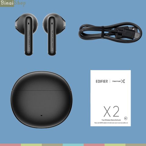 EDIFIER X2-Tai nghe Bluetooth 5.1, Chống nước IP54 – BINAI