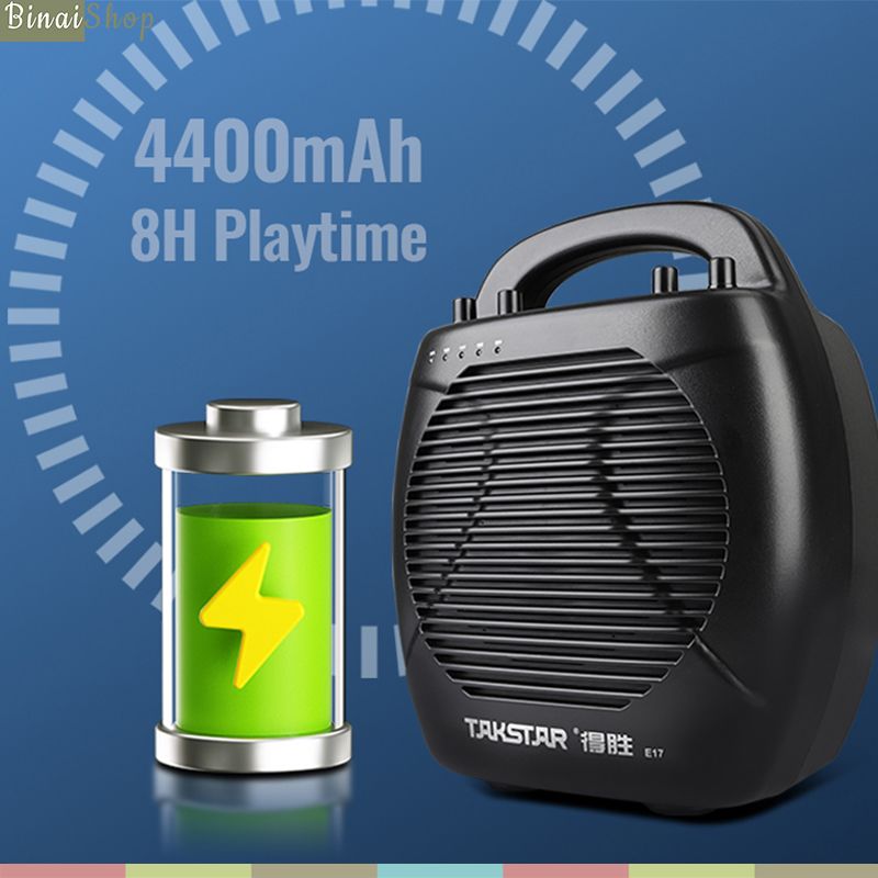 Takstar E17 (New Edition) - Máy Trợ Giảng Không Dây UHF Công Suất 50W – BINAI