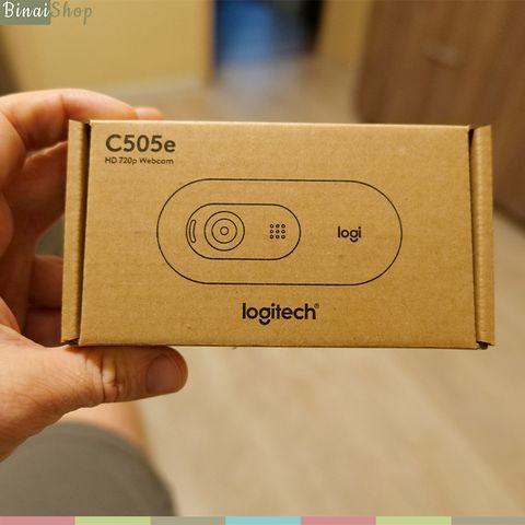 Logitech C505e - Webcam HD 720P Họp Trực Tuyến Tầm Nhìn Chéo 60° – BINAI