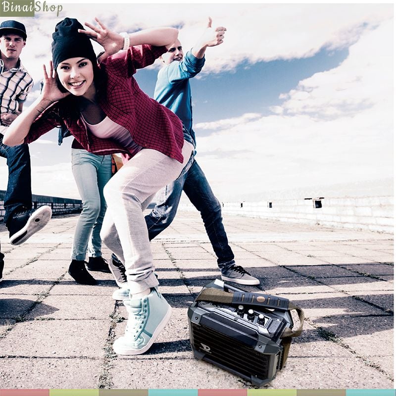 DreamWave ROCKSTAR Mini - Loa Outdoor Bluetooth 5.0, Công Suất 40W – BINAI