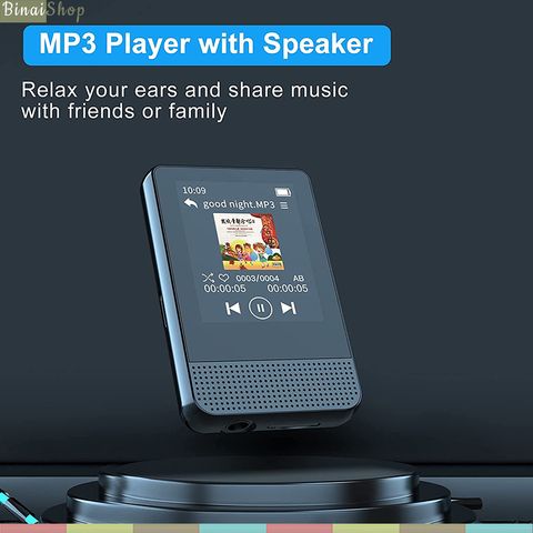 Ruizu M16 - Máy Nghe Nhạc HiFi, Bluetooth 5.0, Loa Ngoài – BINAI