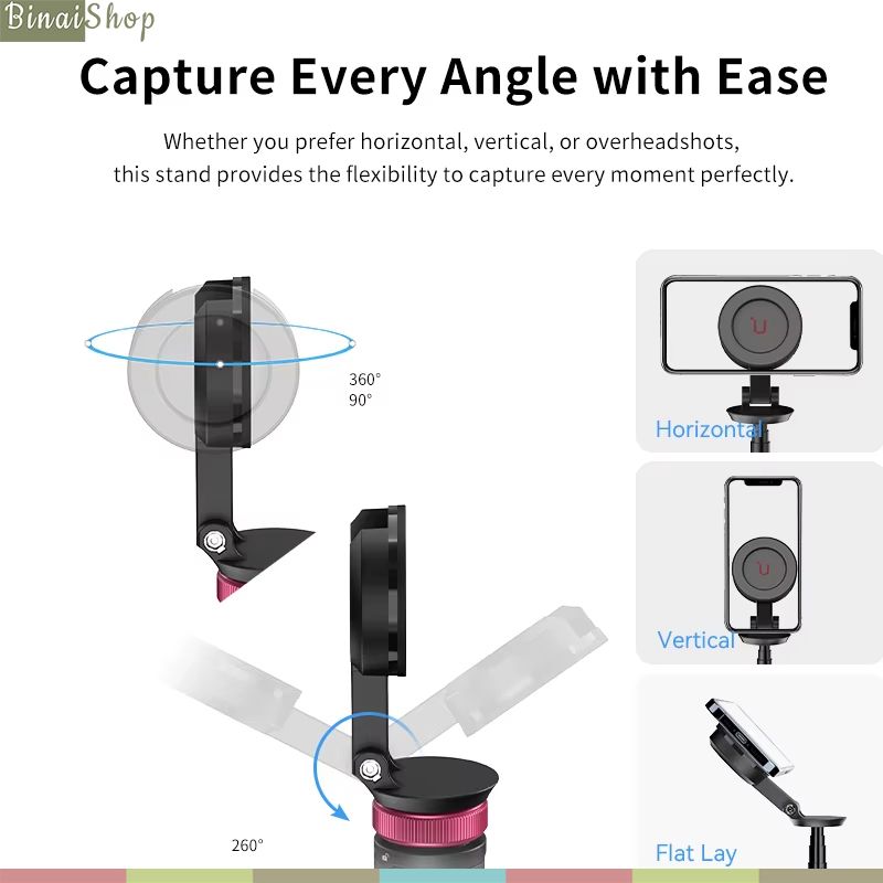 Ulanzi MT-84 - Tripod Đa Năng Cho Điện Thoại Có MagSafe, Bluetooth Rem ...