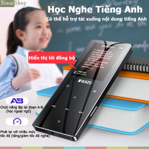 Máy nghe nhạc Lossless Bluetooth 5.0 Ruizu D28 – BINAI