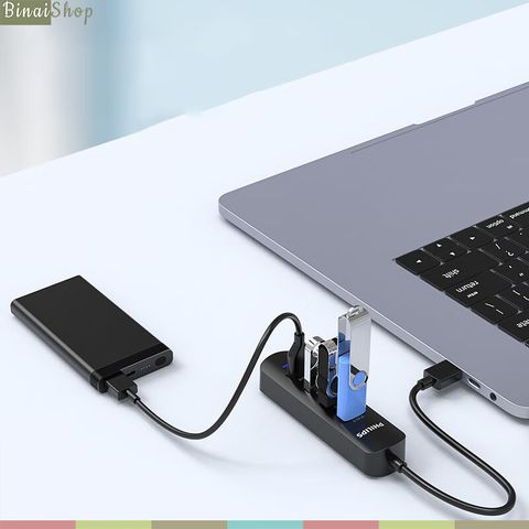 Philips SWR1607R / SWR1526B - Hub Type-C To HDMI 4K, USB A, PD 100W – BINAI
