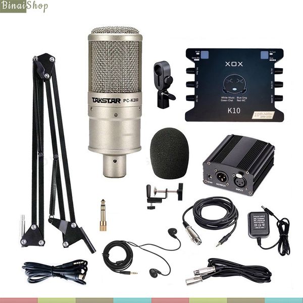 Combo Karaoke Online Với Sound card XOX K10 10th Jubilee – BINAI