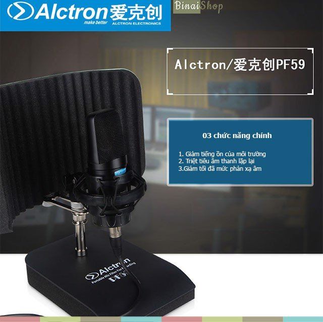 Màn chắn âm dùng cho phòng thu cá nhân Alctron PF59 – BINAI