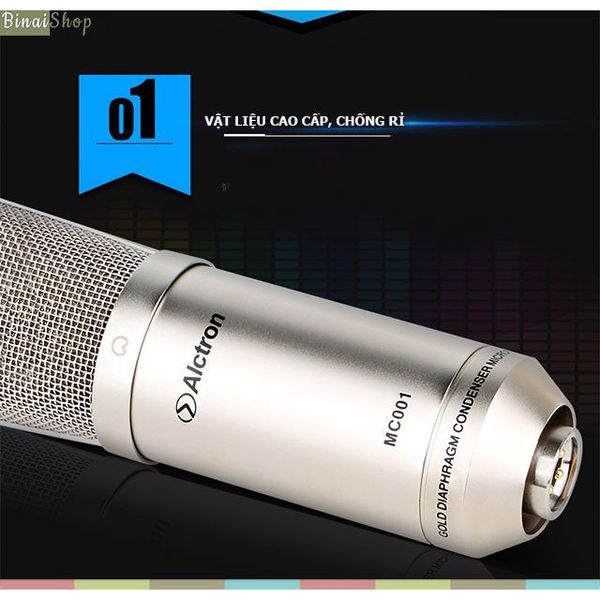 Microphone thu âm condenser Alctron MC001 – BINAI