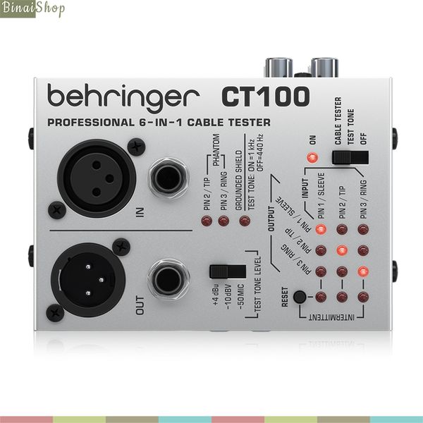 Behringer CT100 - Thiết Bị Kiểm Tra Cáp Tín Hiệu Cầm Tay Nhỏ Gọn – BINAI