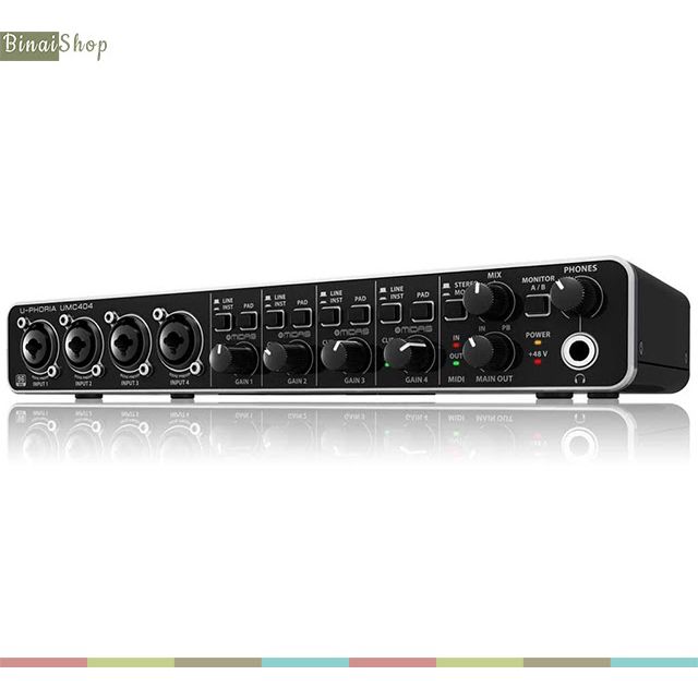 Sound card thu âm chuyên nghiệp Behringer Uphoria UMC404HD – BINAI