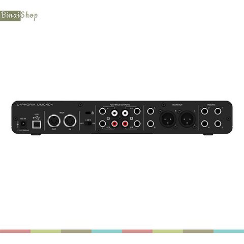 Sound card thu âm chuyên nghiệp Behringer Uphoria UMC404HD – BINAI