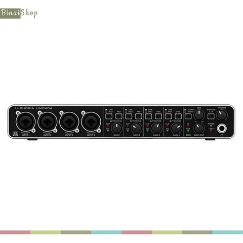 Sound card thu âm chuyên nghiệp Behringer Uphoria UMC404HD – BINAI