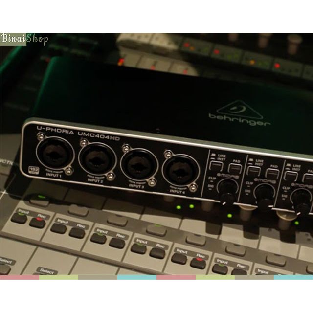 Sound card thu âm chuyên nghiệp Behringer Uphoria UMC404HD – BINAI